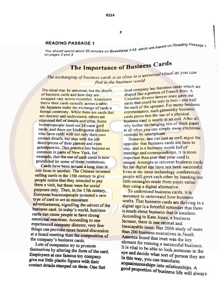 Test 1 v5 Reading Checked Text Up | PDF