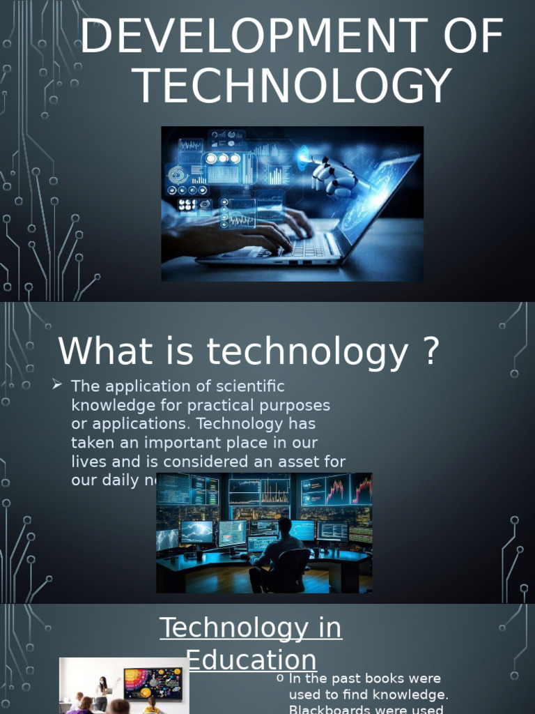 Development of Technology | PDF