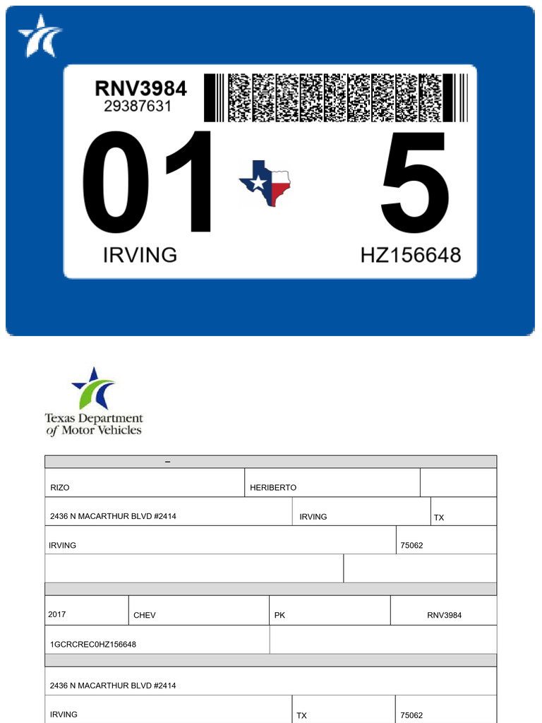 Sticker TX 1020 | PDF