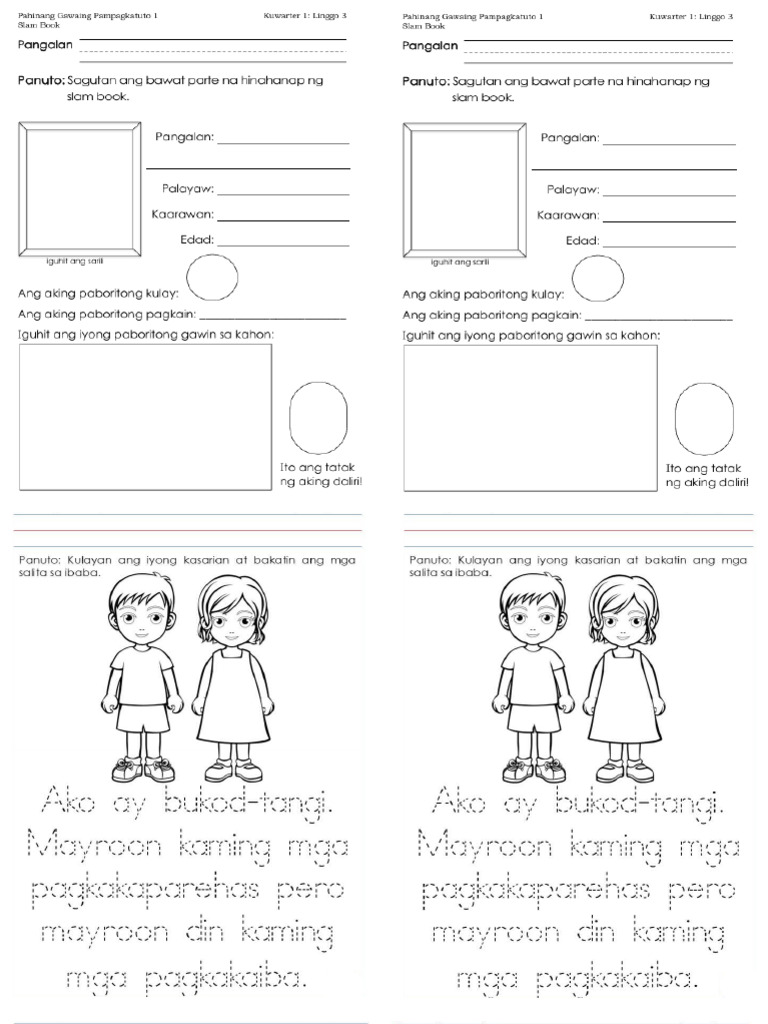 q1 Week 3 Worksheet | PDF
