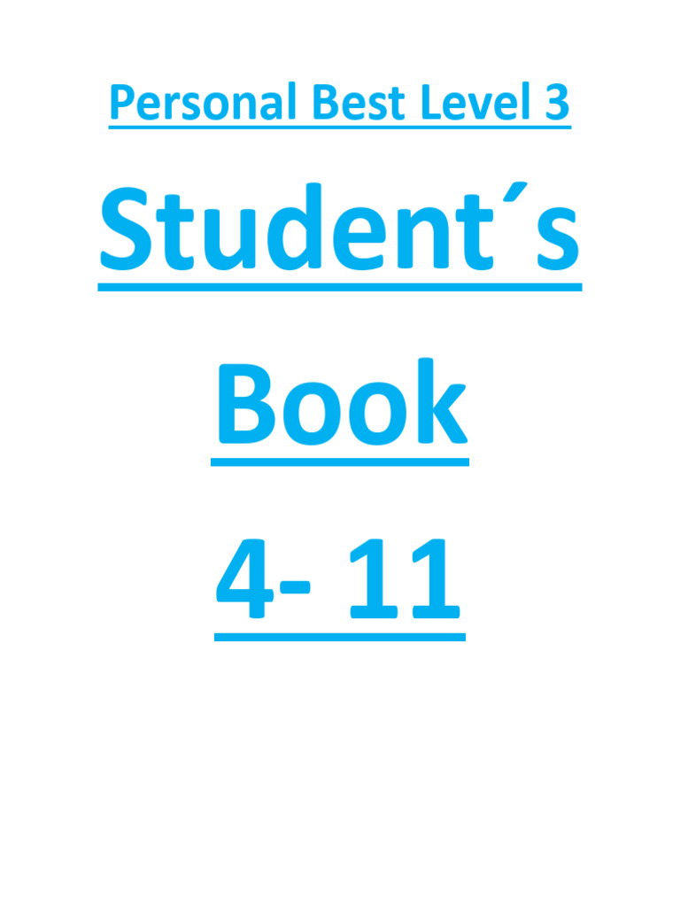 PB Level 1 Unit 1 | PDF