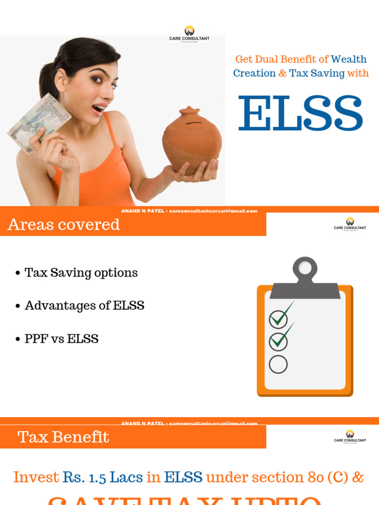 ELSS: Wealth Creation & Tax Savings Guide | PDF | Taxes | Capital Gains Tax