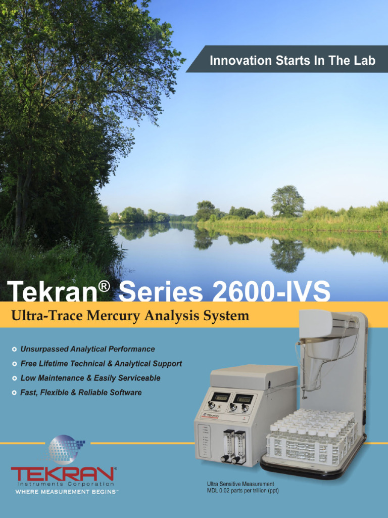 Tekran-2600-IVS-Brochure | PDF | Physical Sciences | Scientific Techniques