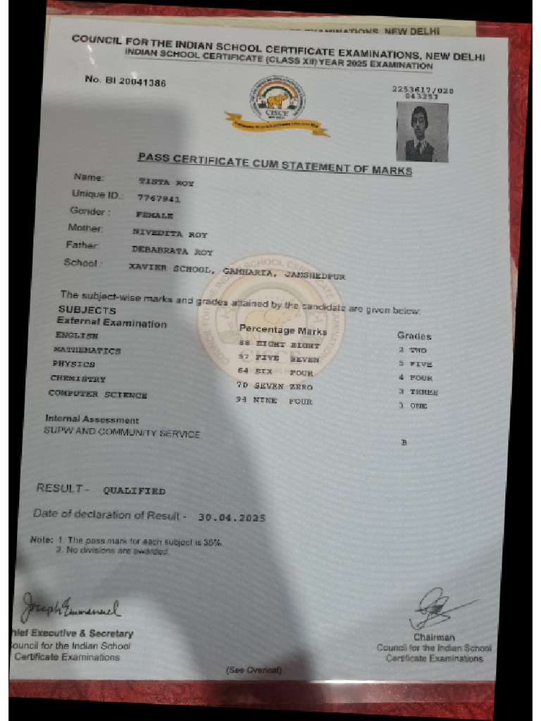 12 TH Result | PDF