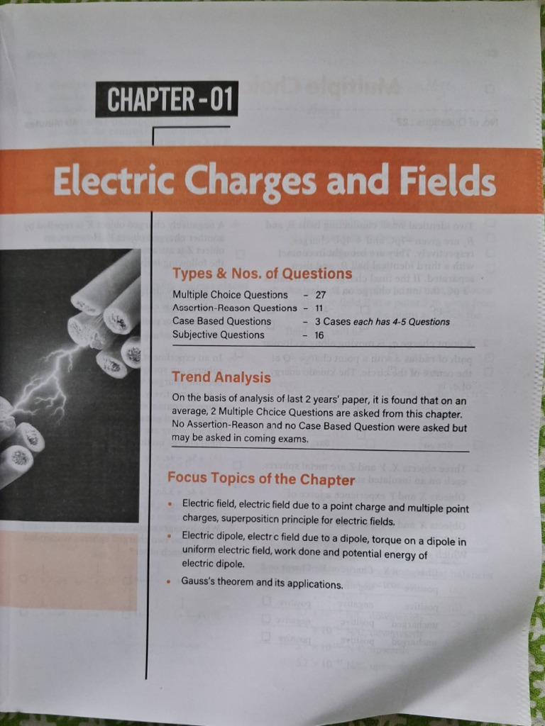 Electrostatics- Competency Based Questions | PDF | Electric Field | Force