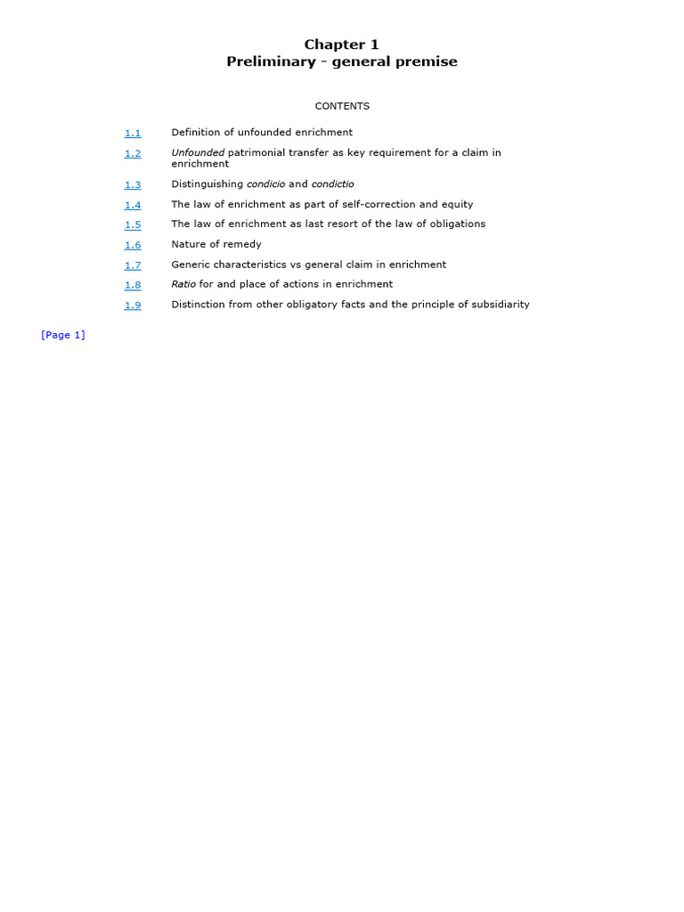 Chapter 1 Preliminary - General Premise | PDF