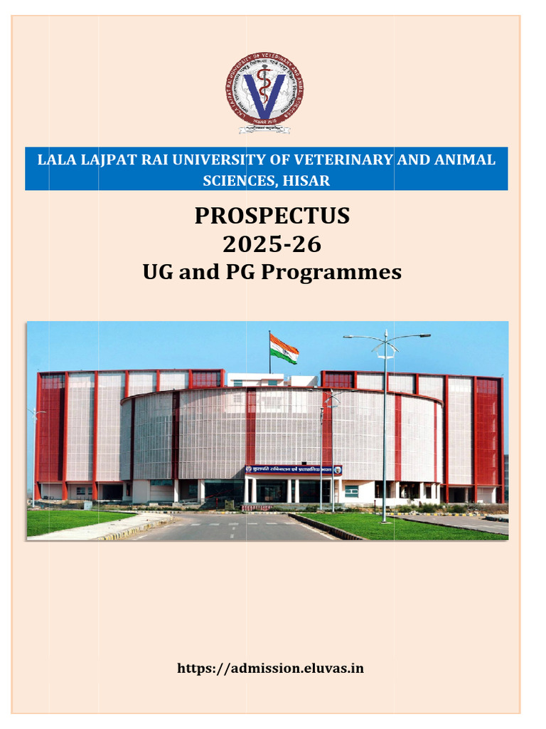Prospectus for UG PG Programmes 2025 26 | PDF