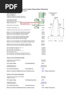 Toe Wall Design and Analysis Details | PDF | Pressure | Nature