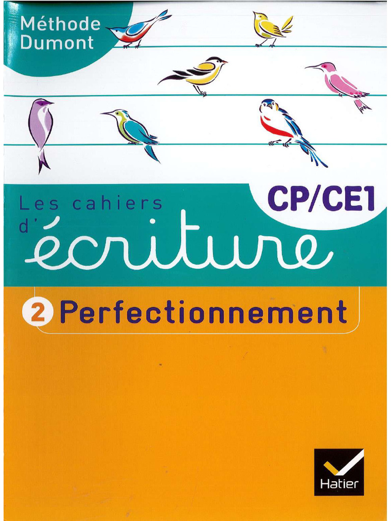 Les Cahiers d'Écriture - CP-CE1 - 2 - Perfectionnement | PDF