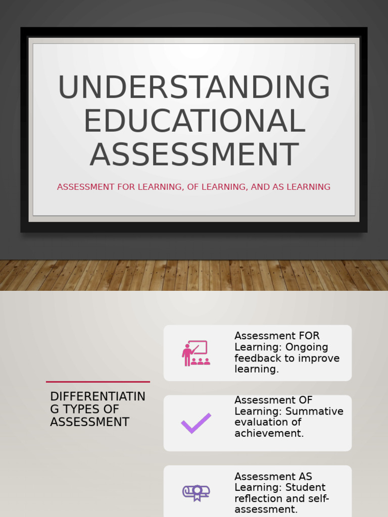 Assessment Types Presentation | PDF