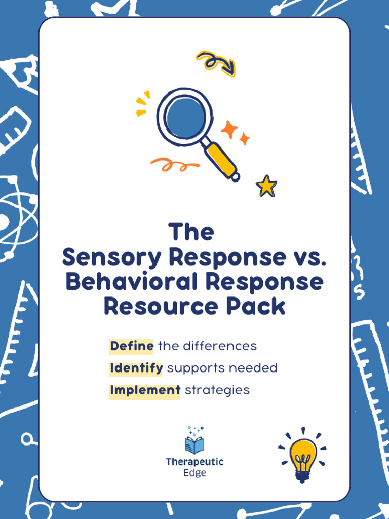 Sensory vs. Behavioral Response Guide | PDF | Senses | Perception