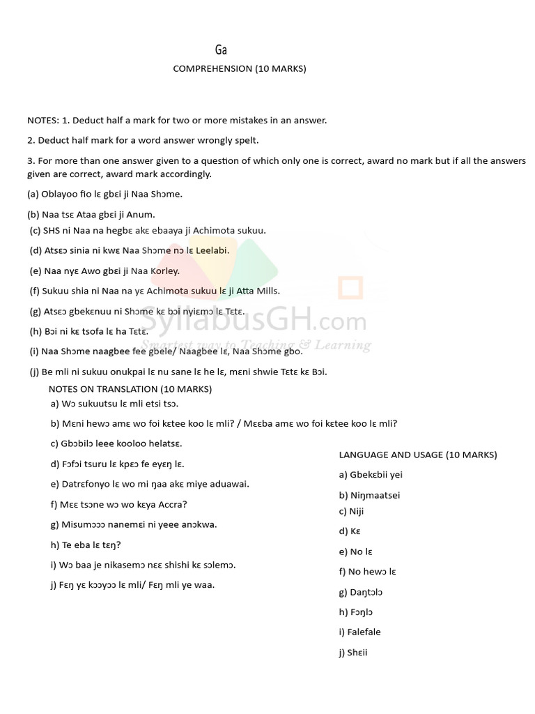 Mock GA Exam Preparation Guide | PDF