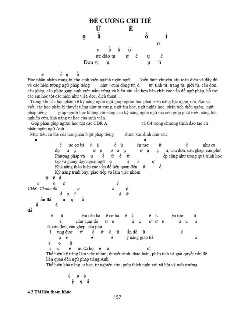 De Cuong Ngu Phap Tieng Anh | PDF