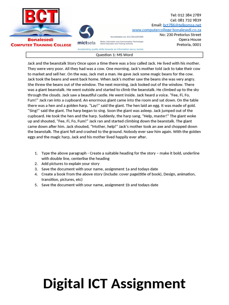 Word - Excel - Powerpoint Assignment | PDF | Mulch | Tillage