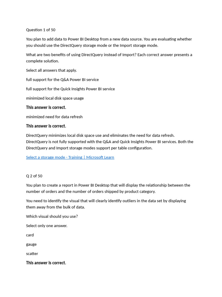 Power BI Report Optimization Techniques | PDF | Microsoft Excel ...