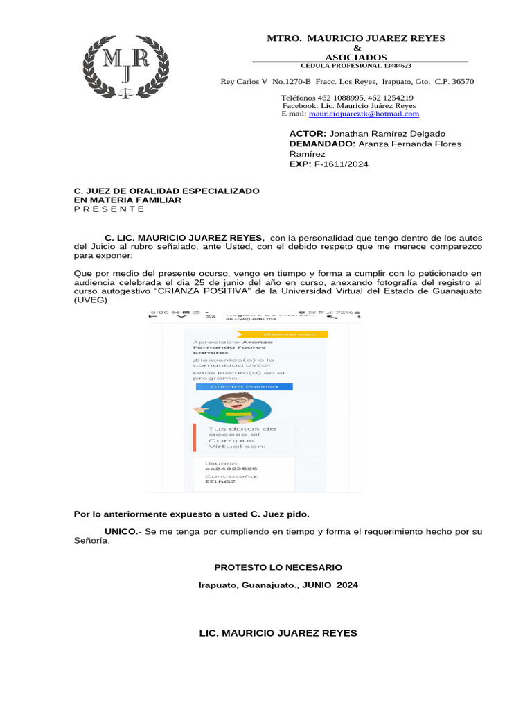 Cumpliendo Requerimiento | PDF