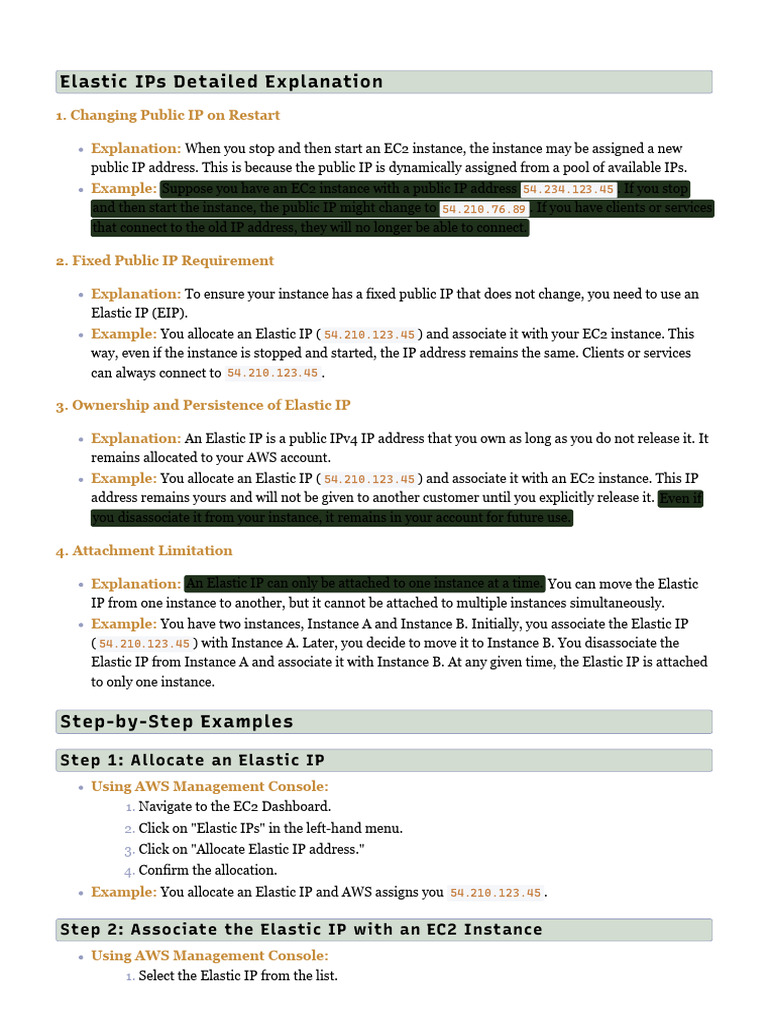 06 - EC2 - Solutions Architect Associate Level | PDF | Ip Address | Domain Name System