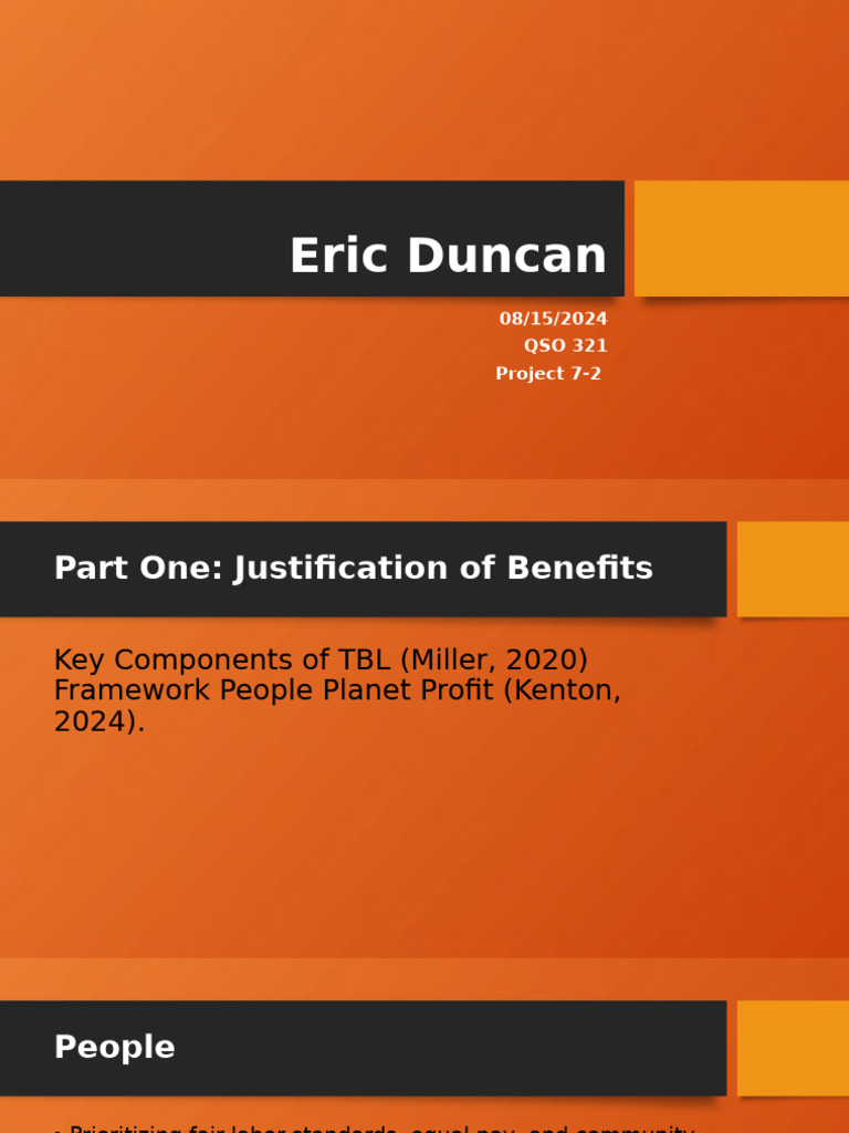 QSO 321 Project 7-2: TBL Benefits Analysis | PDF | Sustainability ...