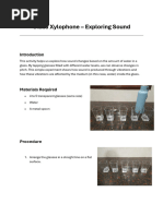 Tuning Fork Vibration Experiment Guide | PDF | Sound | Experiment