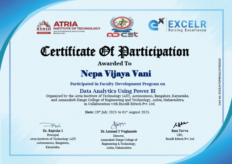 EXCELR 99181 Nepa Vijaya Vani | PDF