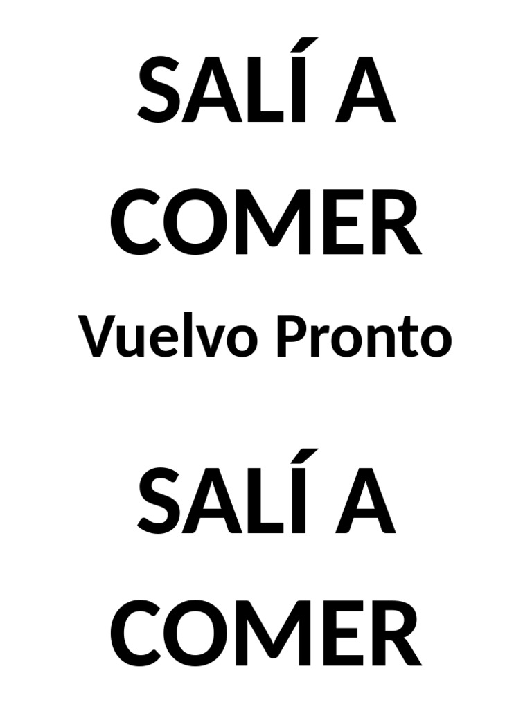 Sali A Comer Pdf