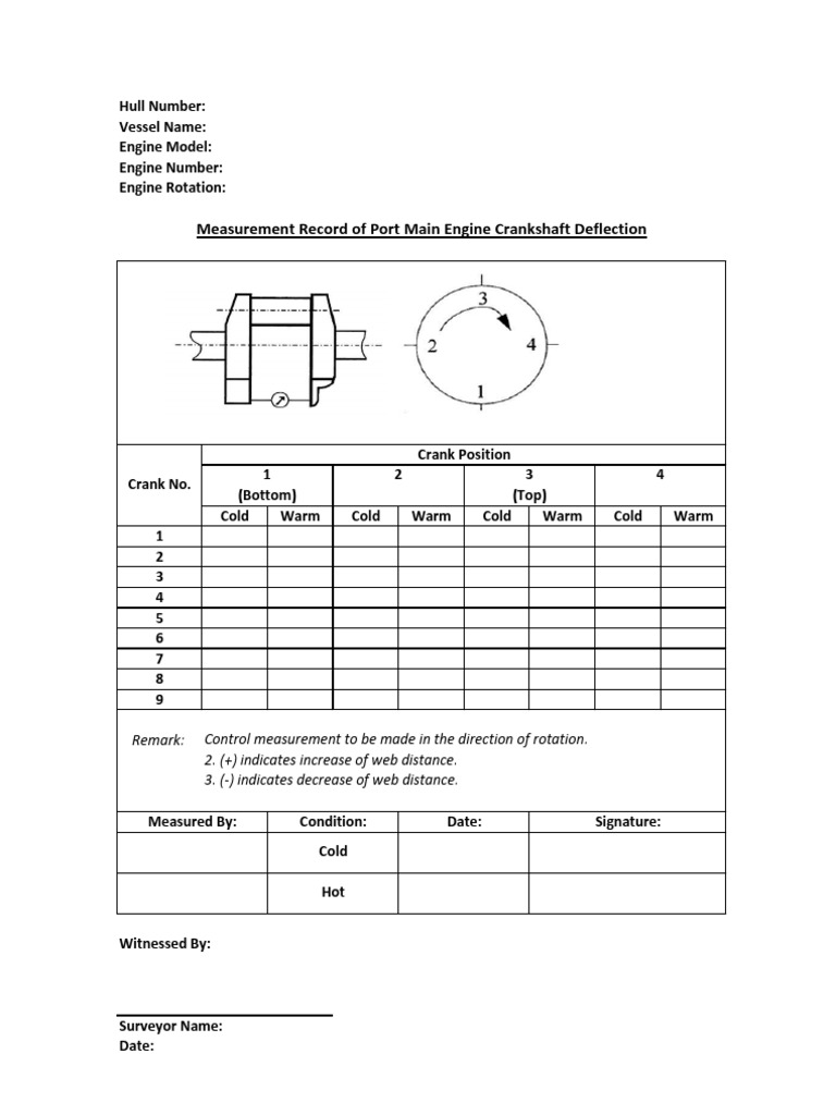 Crankshaft Deflection | PDF | Computers | Technology & Engineering