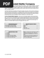 LotR SBG Battle Companies - Roster Sheet | PDF