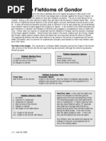 LotR SBG Battle Companies - Roster Sheet | PDF