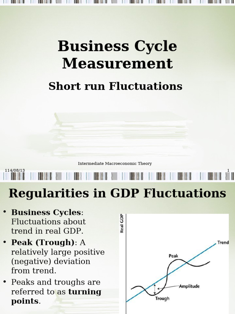 Business Cycle and GDP Fluctuations | PDF | Business Cycle | Economies