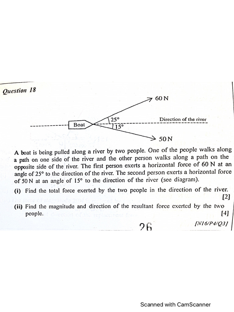 Forces in Two Dimention QP | PDF