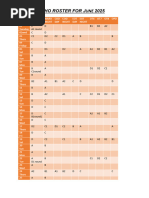 December Working Roster | PDF