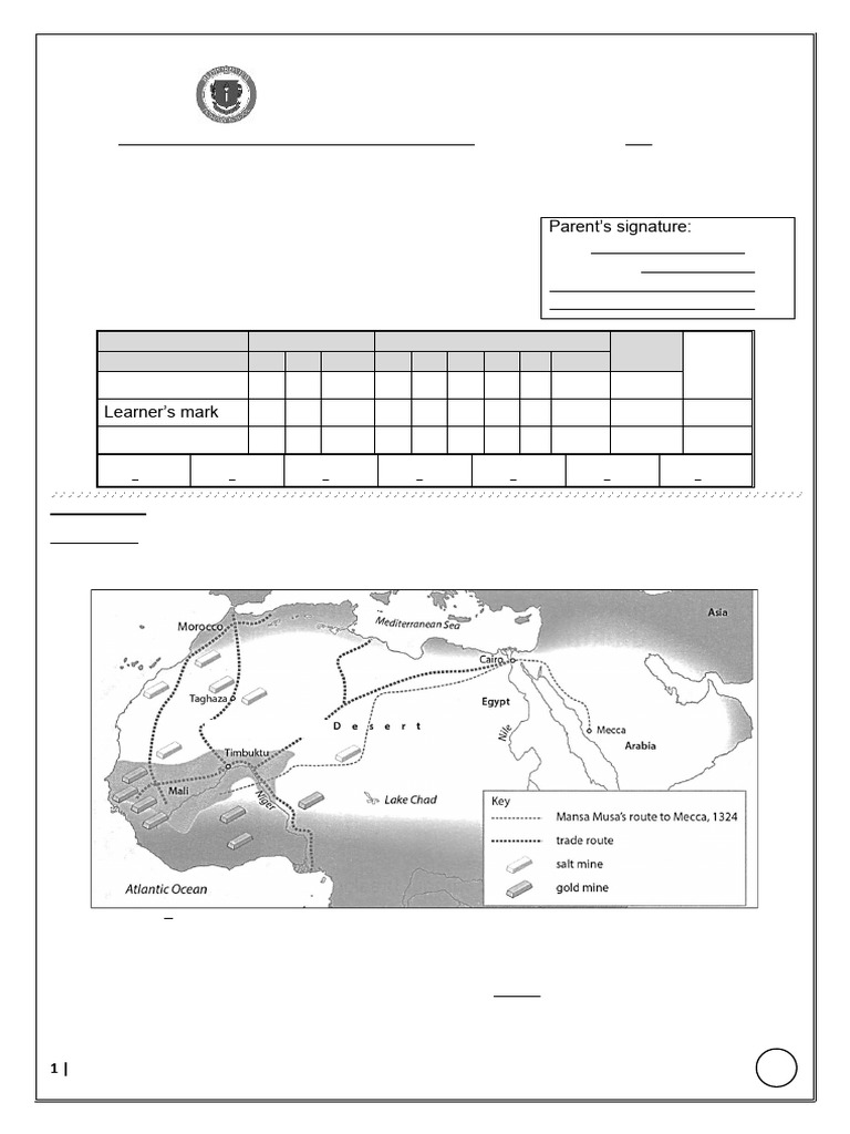 June Controlled Test (1) | PDF | Nat Turner | African Diaspora
