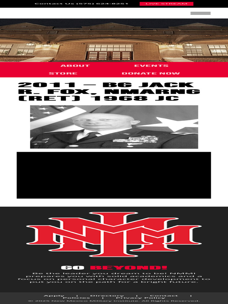 NMMI Leadership and Academic Excellence | PDF