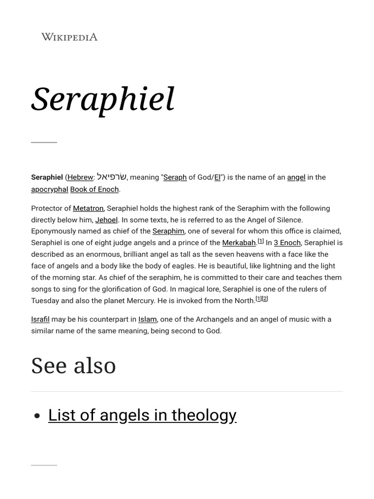 Seraphiel | PDF