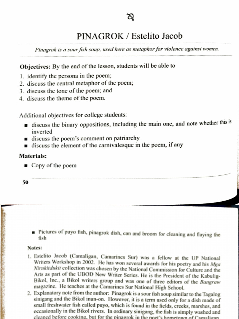 PINAGROK Estilito Jacob | PDF