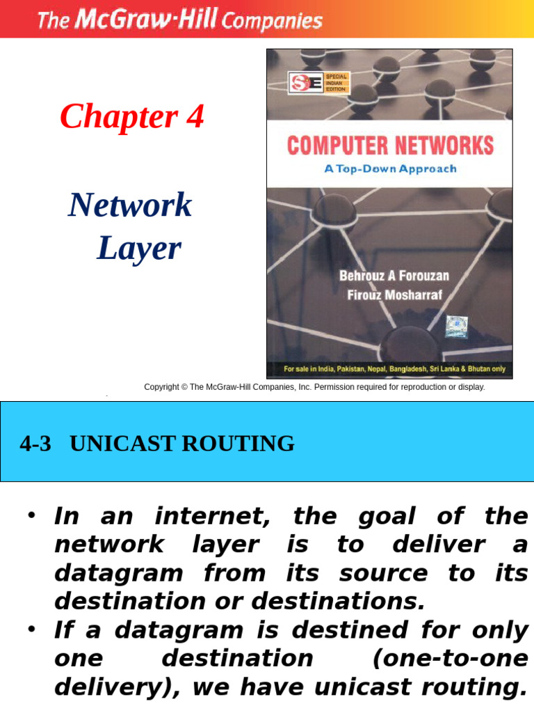 PowerPoint Slides To Chapter 04 B 1 | PDF | Routing | Network Layer ...