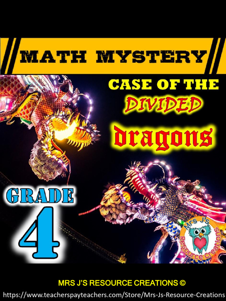 Math Mystery: Divided Dragons Case | PDF | Dragon