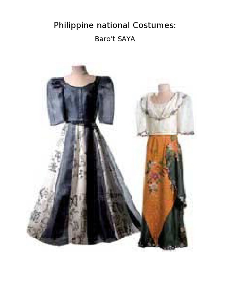 Philippine National Costumes | PDF | Lifestyle