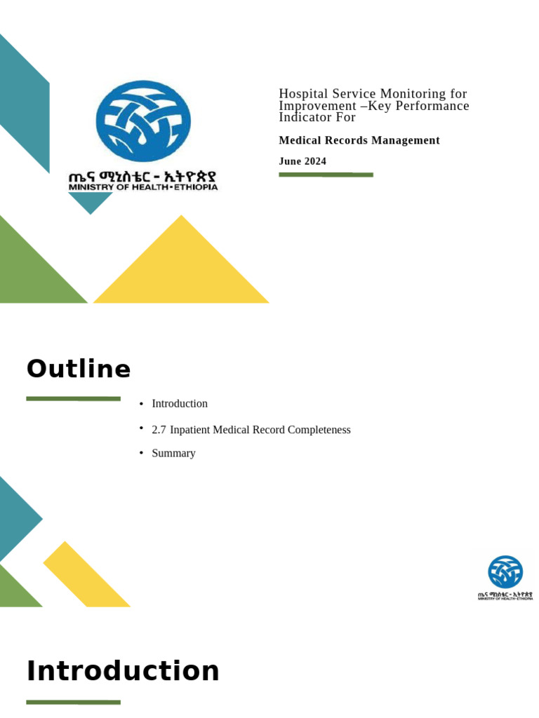 HSPMI - Medical Record Magt | PDF | Medical Record | Patient