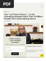 The Let Them Theory | PDF | Mood (Psychology) | Mental Health