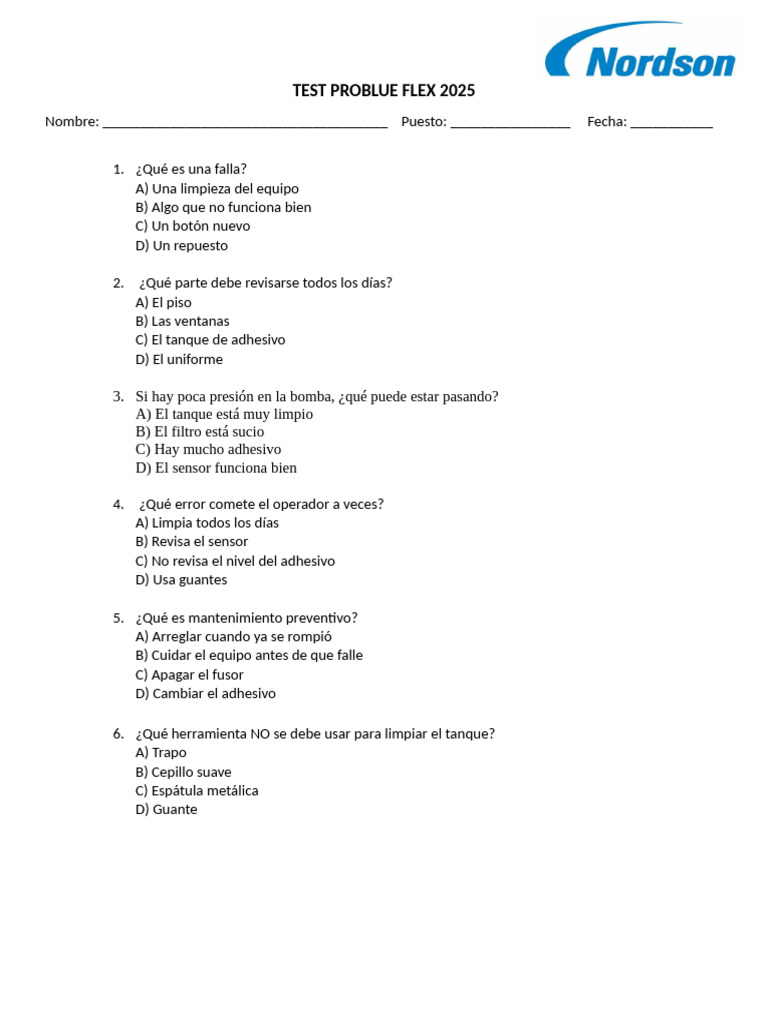 Test Problue Flex p.2 | PDF