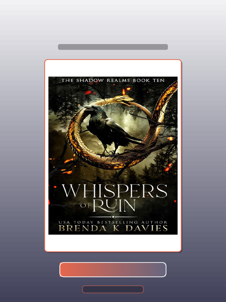Whispers of Ruin the Shadow Realms Book 10 Brenda K Davies Official ...