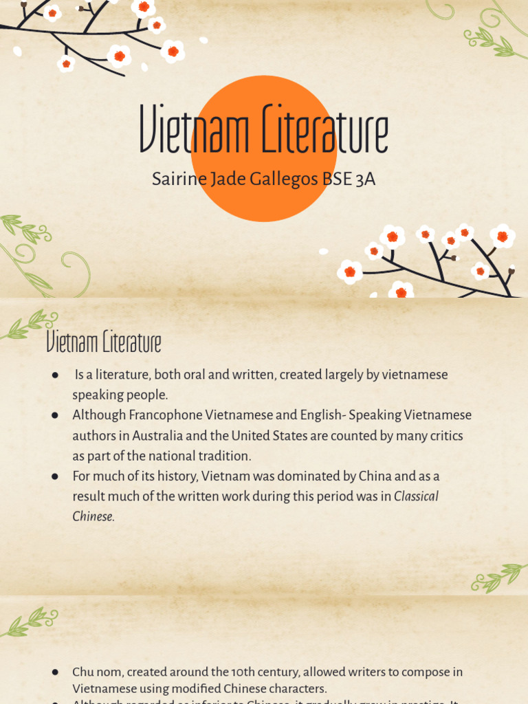 Overview of Vietnamese Literature | PDF | Poetry | Vietnam