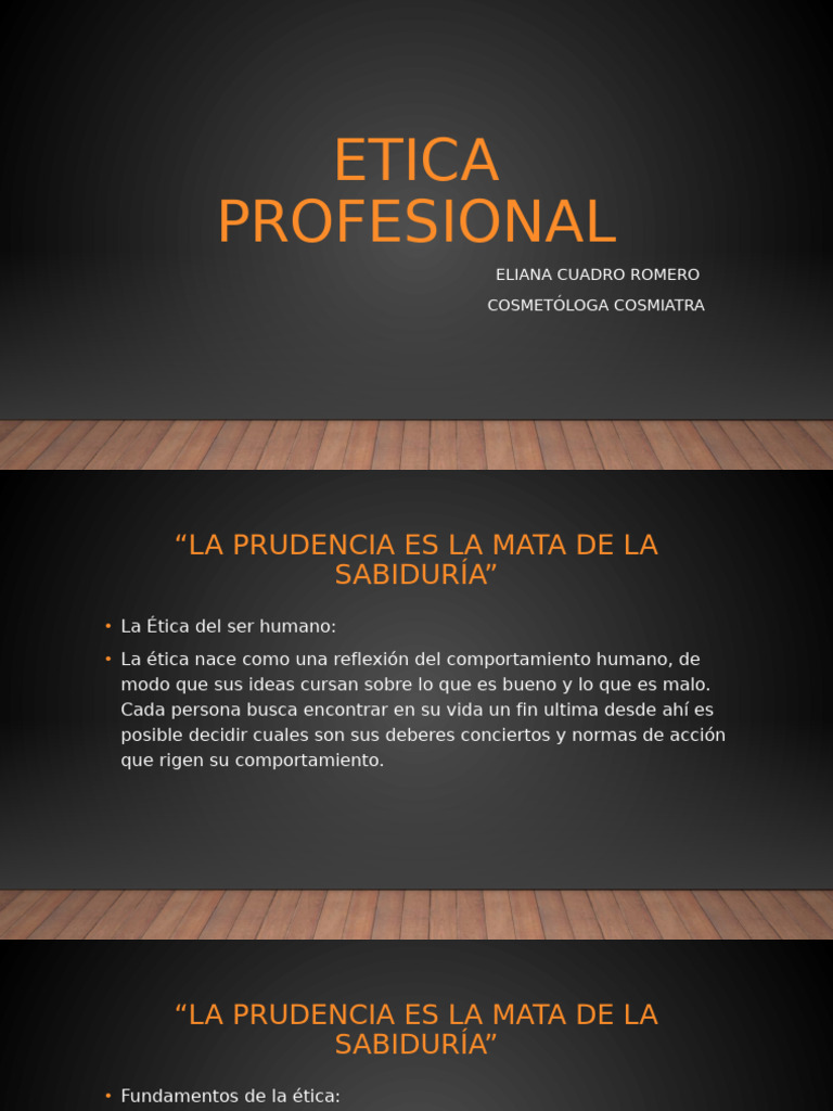 Etica Profesional | PDF | Dolor | Moralidad