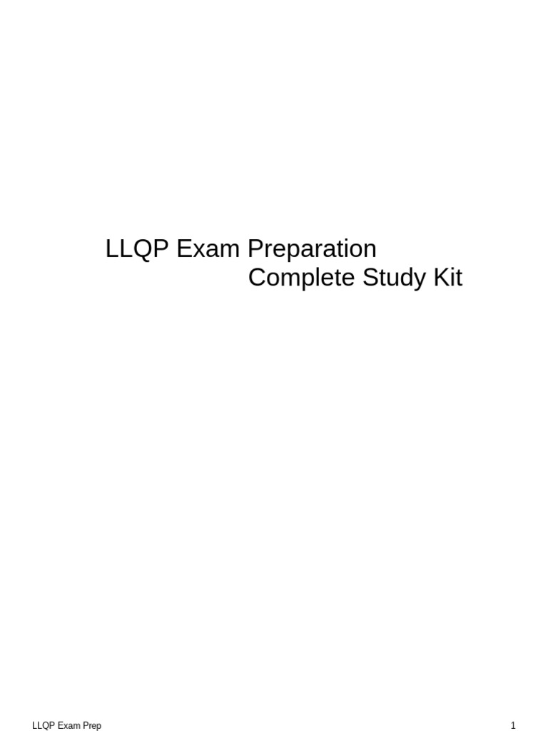 LLQP Exam Prep: Life Insurance Basics | PDF | Cost Of Living | Life ...