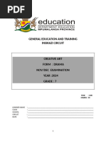 Grade 7 Creative Arts Baseline Assessment | PDF | Paintings | Dances