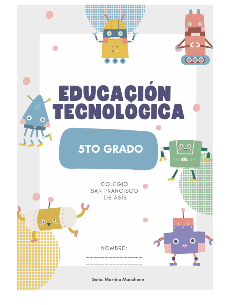 Cuadernillo Tecnolog-A - 5to Grado | PDF | Panes