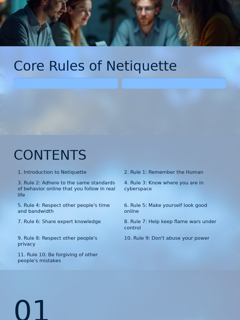 Core Rules of Netiquette | PDF | Privacy | Human Communication