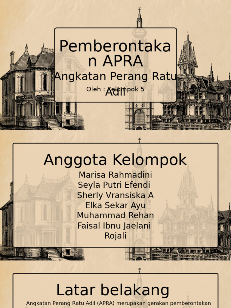 Latar Belakang Pemberontakan APRA | PDF