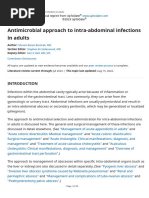 IDSA 2024 Guidelines on Intra-abdominal Infections | PDF | Medical ...
